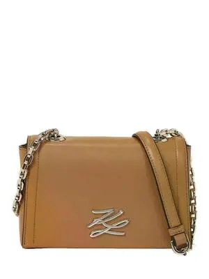 Karl Lagerfeld Small K/autograph Crossbody Bag - Brown