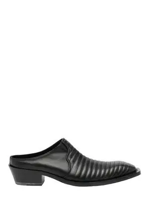 Martine Rose Cowboy Mules - Black