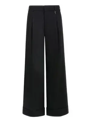 Roberto Cavalli Pleated Trousers - Black