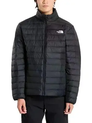 The North Face Padded Jacket With Embroidered Logo - Black
