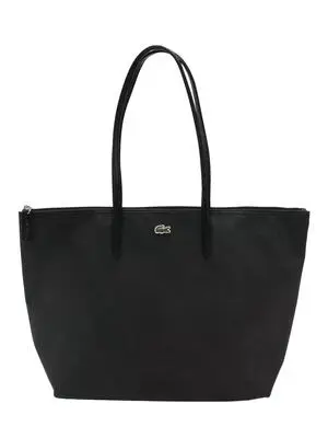 Lacoste Logo-embroidered Tote Bag - Black