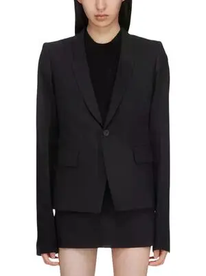 Rick Owens Single-button Blazer - Black