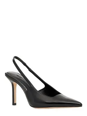 PAIGE Sienna Leather Slingback Pumps