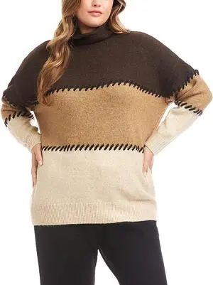 Karen Kane Colorblocked Sweater - Multi