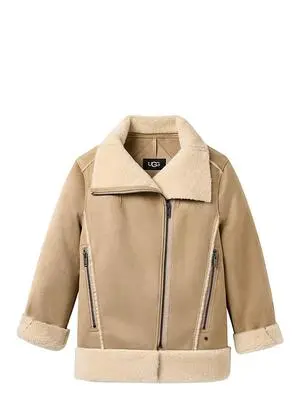 UGG Avelie Luxe Fluff Jacket - Sand