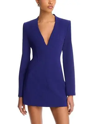 Black Halo Kenna Micro Mini Dress - Dark Indigo