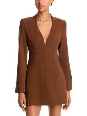 Black Halo Kenna Micro Mini Dress - Mocha