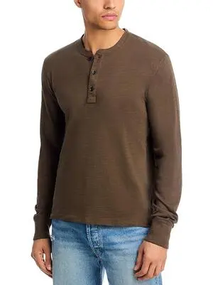 Rag & Bone Classic Flame Henley Tee Stone