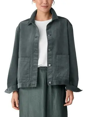Eileen Fisher Corduroy Jacket - Everglade