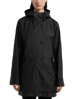 Hunter Rubberized Rain Jacket - Black