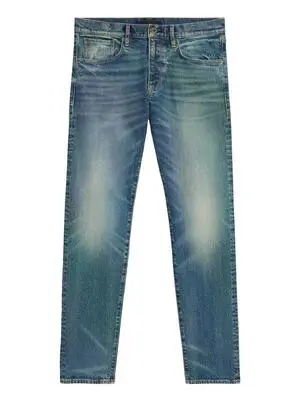 BOSS X David Beckham Straight-leg Jeans - Blue