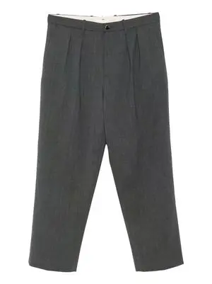 NINE:INTHE:MORNING Pleated-Front Trousers Grey