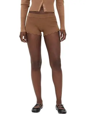 Lioness Dollhouse Knit Shorts - Mocha Mousse