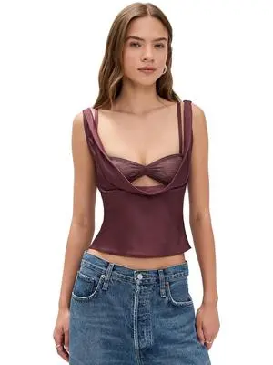Lioness Delilah Top - Garnet
