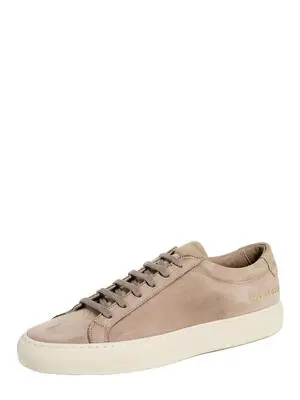 COMMON PROJECTS Achilles Nubuck Sneakers - Taupe
