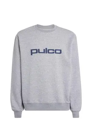 PULCO STUDIOS Cotton-blend Sweatshirt With Logo - Grey