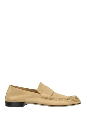 THE ROW Suede Loafers - Beige