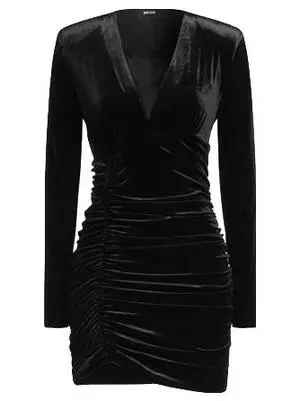 Just Cavalli Mini Bodycon Chenille Dress - Black