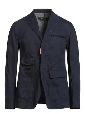 Dsquared2 Single-breasted Denim Blazer - Blue