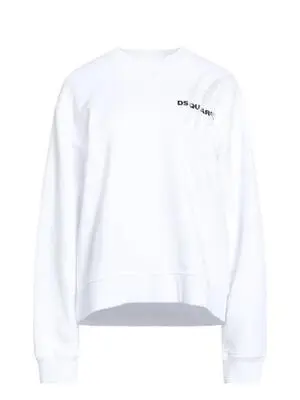 Dsquared2 Cotton-blend Sweatshirt With Logo - White