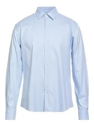 Sandro Shirt Azure Size Cotton - Blue