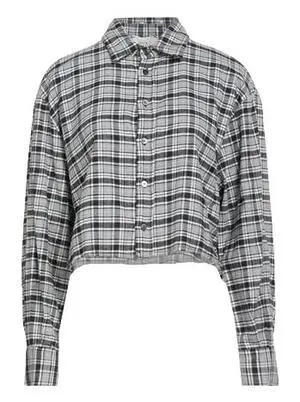 VICOLO Flannel Tartan Shirt - Grey