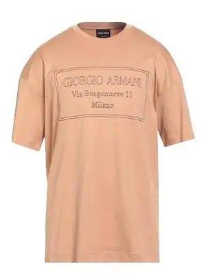 Giorgio Armani T-shirt Camel Size Cotton - Beige