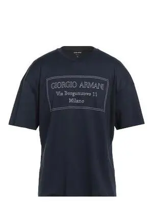 Giorgio Armani T-shirt Camel Size Cotton - Blue