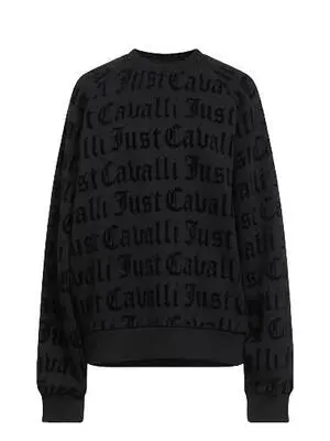 Just Cavalli Cotton-elastane Sweatshirt - Black
