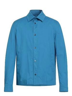 Herno Man Jacket Military Green Size 34 Cotton, Elastane Azure