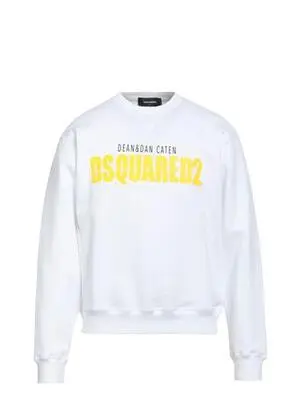 Dsquared2 Cotton Fleece Sweatshirt - White
