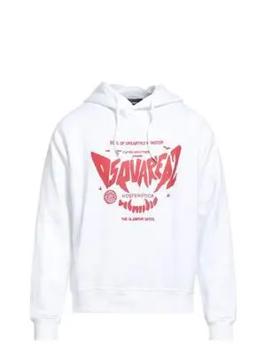 Dsquared2 Cotton Fleece Sweatshirt - White