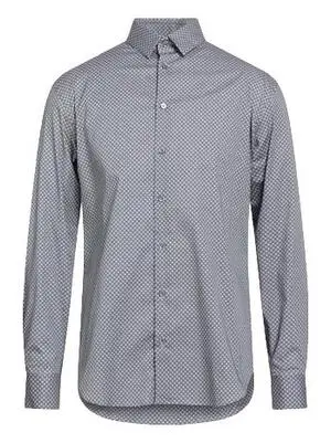 Giorgio Armani Shirt Size Cotton, Polyamide, Elastane - Grey