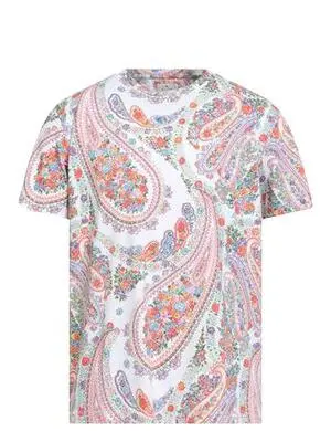 Etro T-shirt Charcoal Size Cotton - White