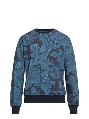 Etro Paisley-print Sweatshirt - Blue