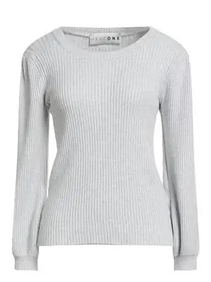 HAVEONE Ribbed Knit Sweater - Grey