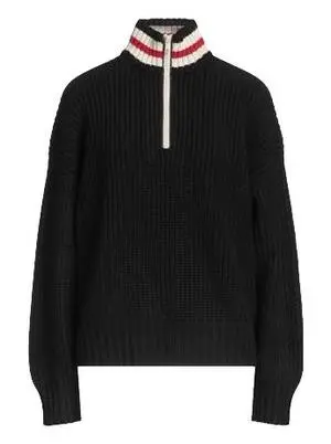 Brunello Cucinelli Cashmere Half-zip Sweater - Black