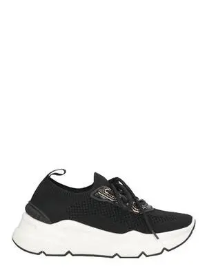 EMANUÉLLE VEE Textile Fiber Sneakers - Black