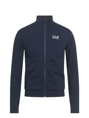 EA7 Cotton-elastane Sweatshirt - Navy