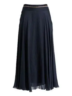 Peserico Maxi Flared Skirt - Blue