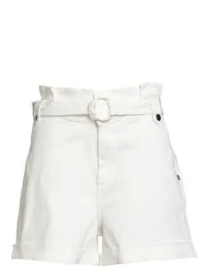 REBEL QUEEN BY LIU •JO Denim Shorts - White