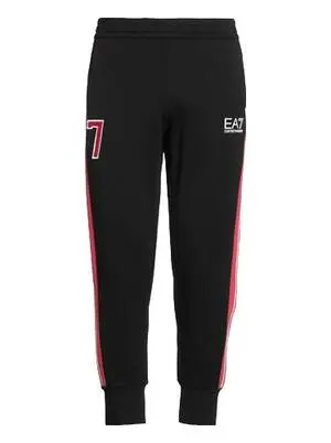 EA7 Pants Size Cotton, Polyester - Black