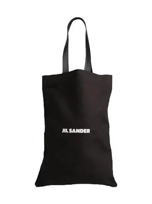 JIL SANDER Shopper Bag With Brand Logo - Black