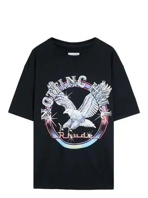Rhude Notting Hill Cotton T-shirt - Black