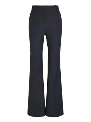JOSEPH Tafira Flared-Leg Trousers Grey