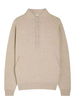 ALLUDE Wool-blend Jumper - Beige