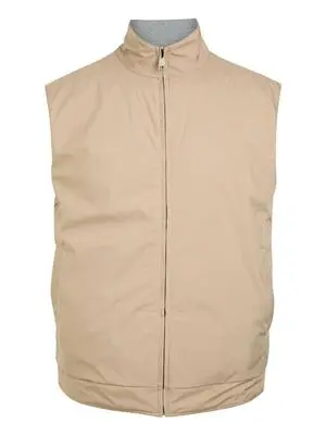 AURELIEN Reversible Shell And Cotton-Blend Gilet