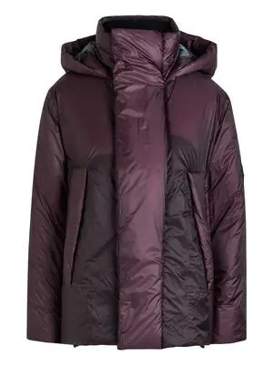 Rains Torna Hooded Padded Jacket - Burgundy