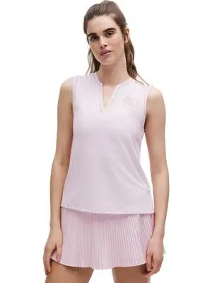 Lululemon V-neck Tennis Tank Top - Pink Organza/pink Haze