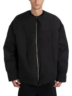 ENTIRE STUDIOS Collarless Padded Jacket - Black